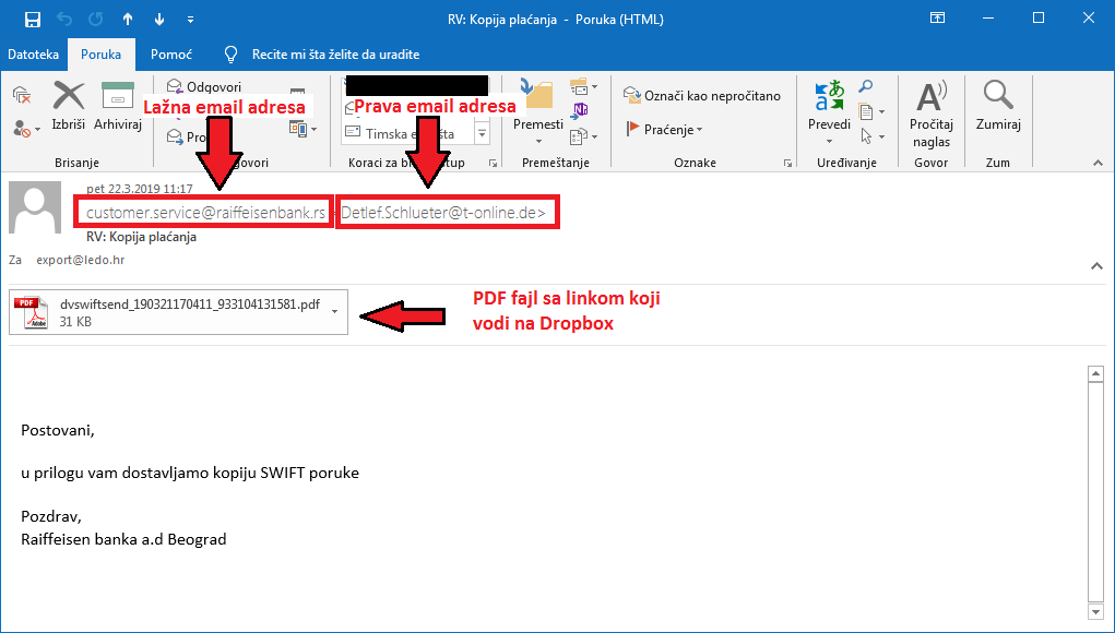 Upozorenje - nova phishing prevara kruži Srbijom! | IT klinika